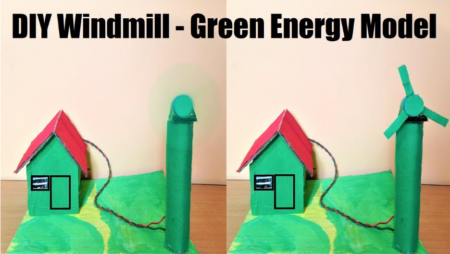 Windmill Turbine Working Model – Science Model for School exhibition ...