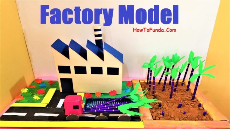 Sugarcane Factory and Agriculture Model - DIY School Project Working ...