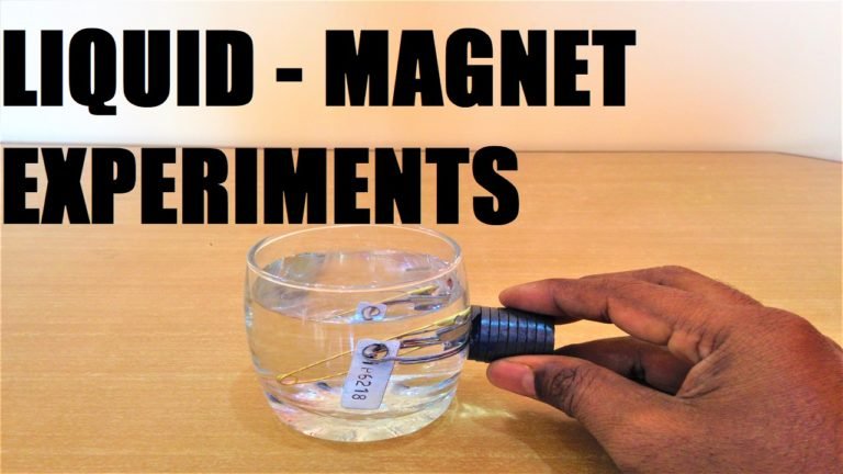 How to make liquid magnet experiment for school SCIENCE EXHIBITION ...
