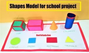 how to make shapes model for school project | mathematics models DIY ...