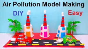how to make air pollution model making in simple and easy steps – diy ...
