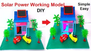 how to make solar energy working model | solar panel | solar power for ...