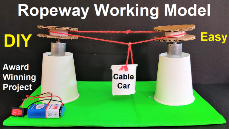 ropeway working model for school science exhibition – Free Science ...