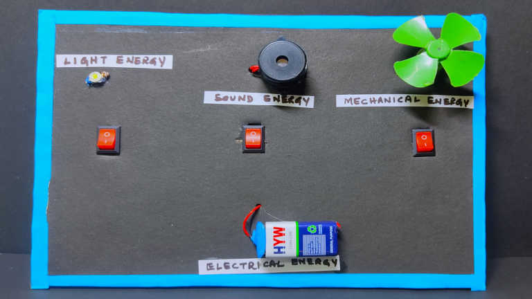 simple circuit to demonstrate the conversion of electrical energy ...