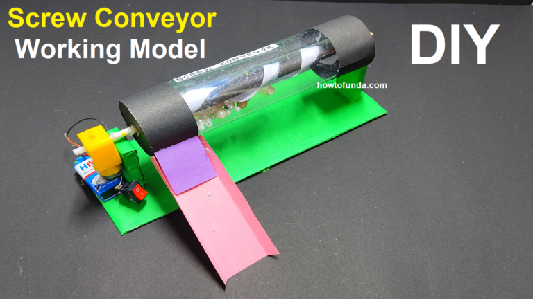 Working model of a screw conveyor - Science Projects | Maths TLM ...