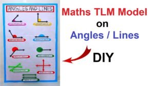 how to make Maths TLM model on angles and lines project – diy - Science ...
