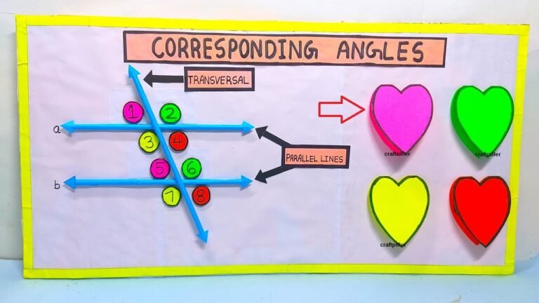 how to make corresponding angle working model (traversal) – maths tlm ...