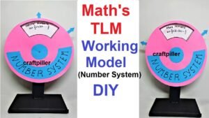 how to make maths tlm working model (number system) – diy - Science ...