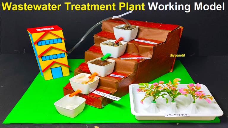 how to make wastewater treatment plant working model – diypandit ...