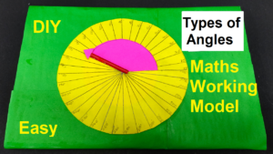 how to make types of angles working model – maths exhibition – diy ...