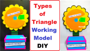 how to make types of triangle working model science exhibition ...