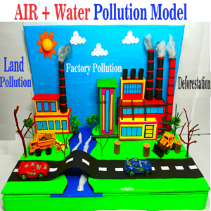 science model demonstrating air and water pollution – Free Science ...