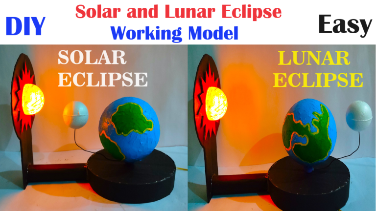 Solar Eclipse Working Model Explanation Science Projects Maths Tlm