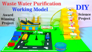 how to make wastewater purification working model for a science project ...