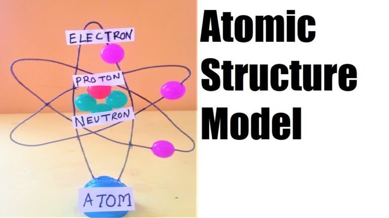 how to make atomic model (Rutherford bohr 3D model) using waste ...