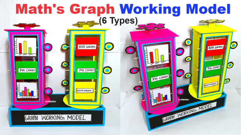 how to make types of graphs working model - Science Projects | Maths ...