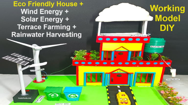 how to make eco-friendly house model with terrace farming – rainwater ...