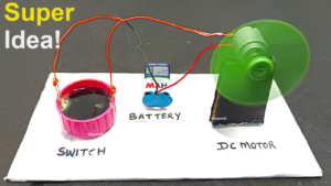 how to make simple electric circuit with a switch mechanism using water ...