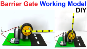 how to make barrier gate working model - Science Projects | Maths TLM ...