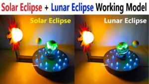 how to make working model of solar and lunar eclipses - Science ...
