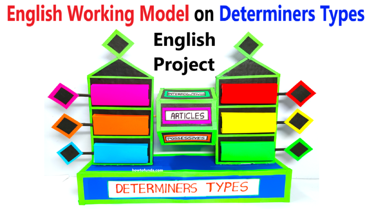How to make English Working Model on Types of Determiners - Science ...