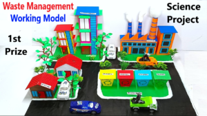 How to make Waste Management Working Model: Recycling Process from ...