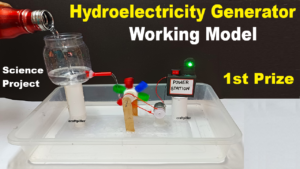 how to make hydroelectricity generator working model project for ...