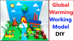 how to make working model shows the effect of global warming - Science ...