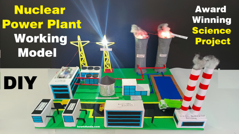How to make Nuclear Power Plant Working Model - Science Projects ...