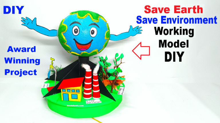 How to make save earth save environment working model - Science ...