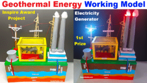 working model of a Geothermal Energy Power Plant - Science Projects ...