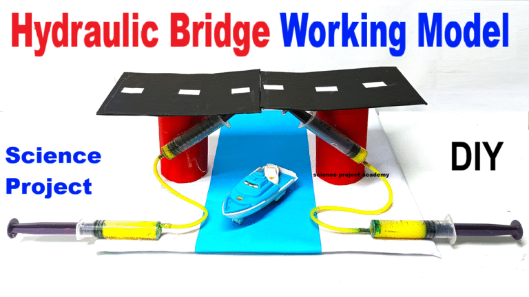 how to make hydraulic bridge working model - Science Projects | Maths ...