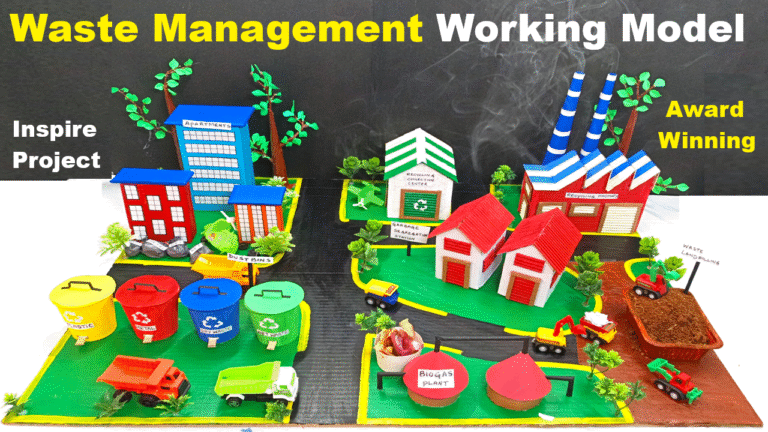 How to Make Waste Management Working Model - Science Projects | Maths ...