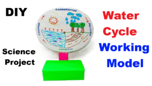 How to make Water Cycle Working Model - Science Projects | Maths TLM ...