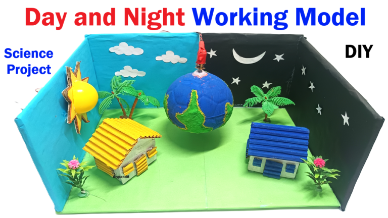 Day and Night Working Model (3D) – Innovative DIY Science Exhibition ...