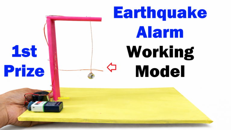 How To Make Earthquake Alarm Working Model – Science Project - Science ...