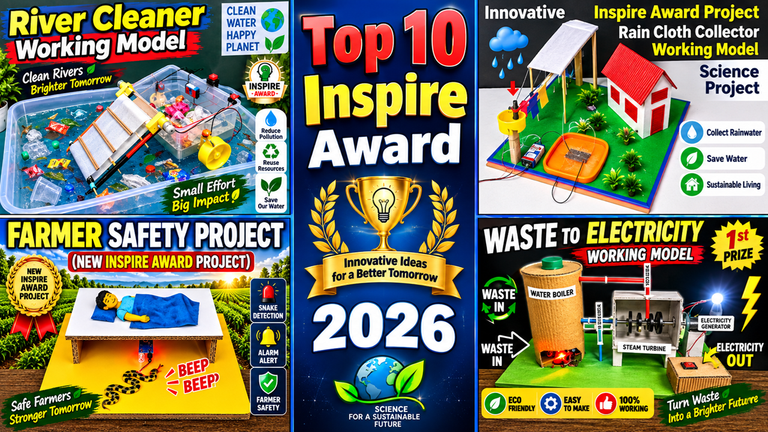 Top 10 INSPIRE Award Project Ideas for Science Exhibition – DIY Pandit ...